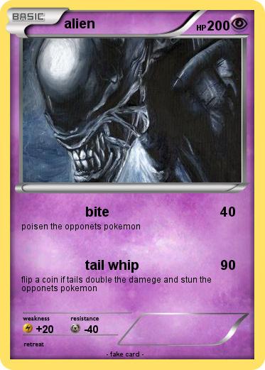 Pokémon alien 1429 1429 - bite - My Pokemon Card