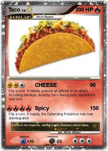Pokémon Taco 222 222 - CHEESE - My Pokemon Card