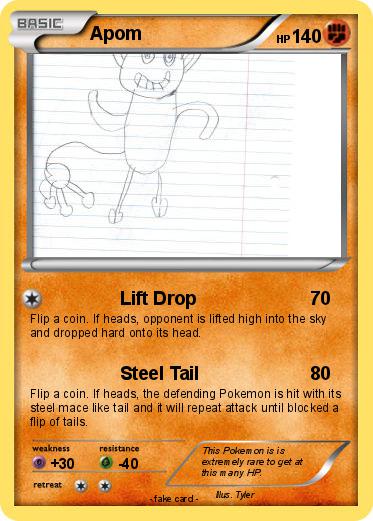 Pokémon Apom - Lift Drop - My Pokemon Card