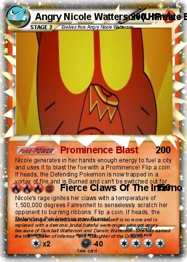Pokémon Angry Nicole Watterson Ultimate 1 1 - Prominence Blast - My ...