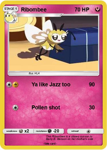Pokémon Ribombee 7 7 - Ya like Jazz too - My Pokemon Card