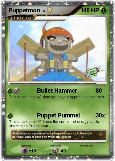 Pokémon Puppetmon 5 5 - Bullet Hammer - My Pokemon Card