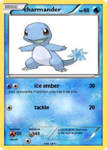 Pokémon charmander 2361 2361 - ice ember - My Pokemon Card