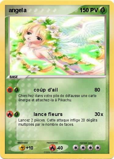 Pokémon angela 7 7 - coûp d'ail - Ma carte Pokémon