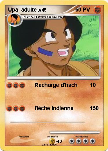 Pokémon Upa adulte - Recharge d'hach - Ma carte Pokémon