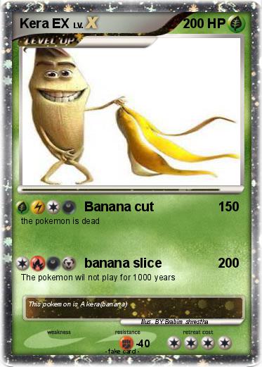 Pokémon Kera EX 1 1 - Banana cut - My Pokemon Card
