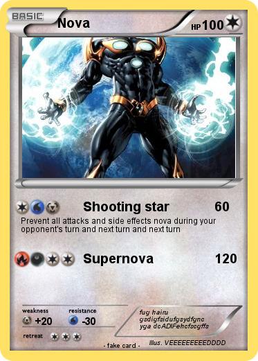 Pokémon Nova 250 250 - Shooting star - My Pokemon Card