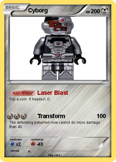 Pokémon Cyborg 240 240 - Laser Blast - My Pokemon Card