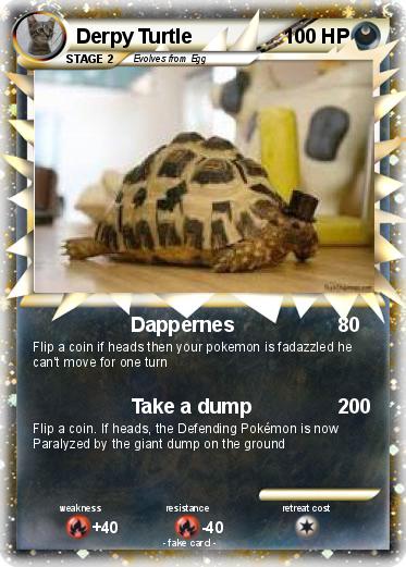Pokémon Derpy Turtle 4 4 - Dappernes - My Pokemon Card