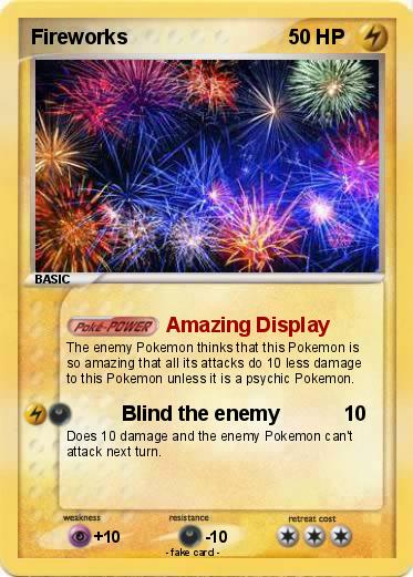 Pokémon Fireworks 34 34 - Amazing Display - My Pokemon Card