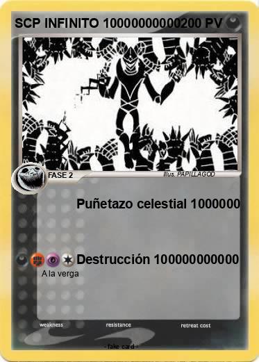 Pokémon SCP INFINITO 10000000000 10000000000 - Puñetazo celestial ...
