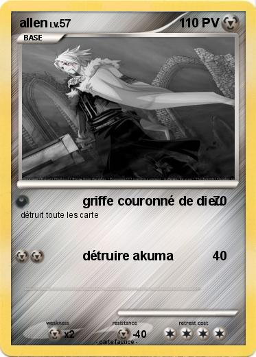 Pokémon allen 78 78 - griffe couronné de dieu - Ma carte Pokémon