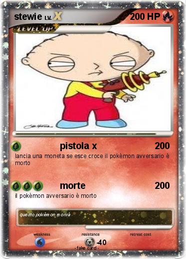 Pokémon stewie 490 490 - pistola x - My Pokemon Card