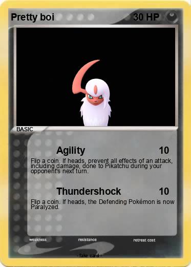 Pokémon Pretty boi 2 2 - Agility - My Pokemon Card