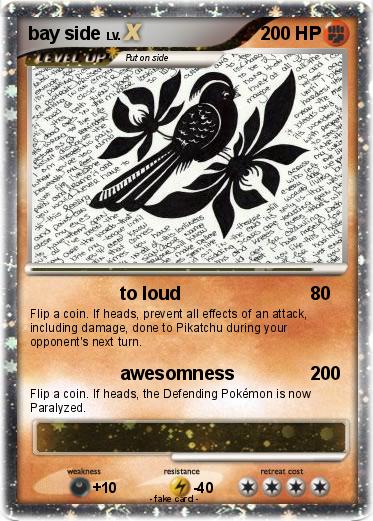 Pokémon bay side - to loud - My Pokemon Card