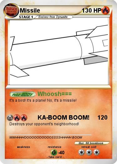 Pokémon Missile 86 86 - Whoosh=== - My Pokemon Card
