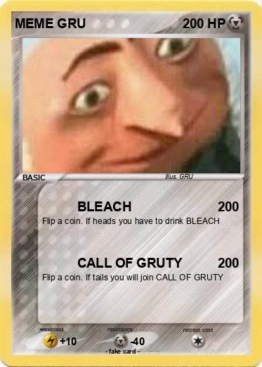 Pokémon MEME GRU 1 1 - BLEACH - My Pokemon Card
