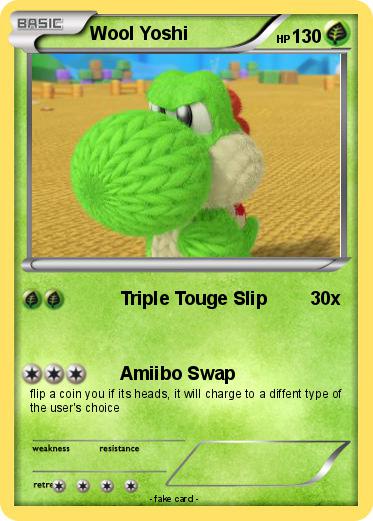 Pokémon Wool Yoshi 3 3 - Triple Touge Slip - My Pokemon Card
