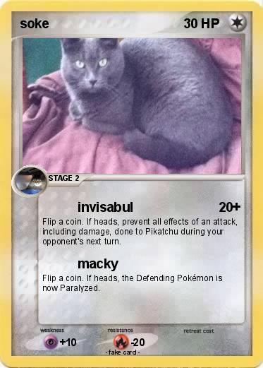 Pokémon soke - invisabul - My Pokemon Card
