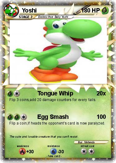 Pokémon Yoshi 3104 3104 - Tongue Whip - My Pokemon Card