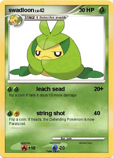 Pokémon swadloon 7 7 - leach sead - My Pokemon Card