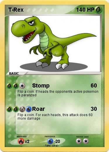 Pokémon T Rex 989 989 - Stomp - My Pokemon Card