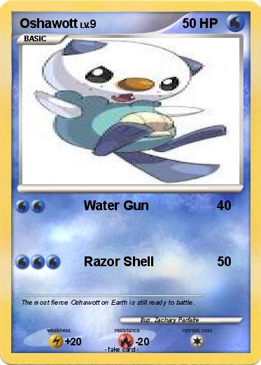 Pokémon Oshawott 850 850 - Water Gun - My Pokemon Card