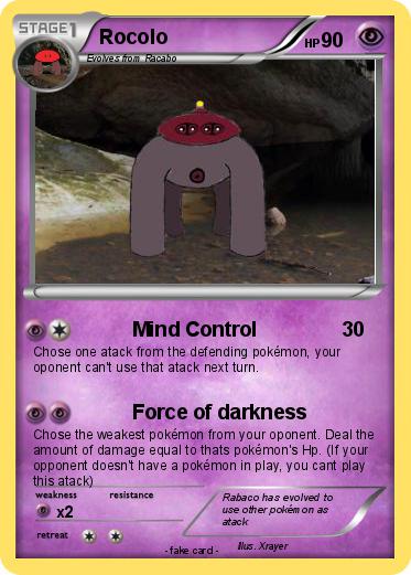 Pokémon Rocolo - Mind Control - My Pokemon Card