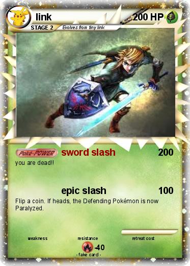 Pokémon link 2881 2881 - sword slash - My Pokemon Card