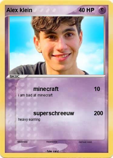 Pokémon Alex klein 5 5 - minecraft - My Pokemon Card