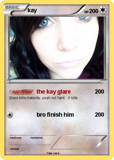 Pokémon kay 64 64 - the kay glare - My Pokemon Card