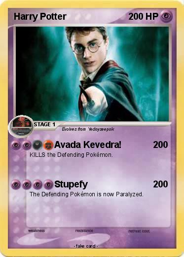Pokémon Harry Potter 1410 1410 - Avada Kevedra! - My Pokemon Card
