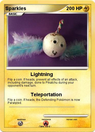 Pokémon Sparkles 55 55 - Lightning - My Pokemon Card