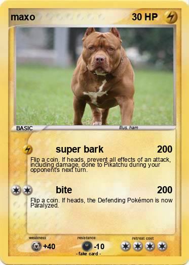 Pokémon maxo 3 3 - super bark - My Pokemon Card