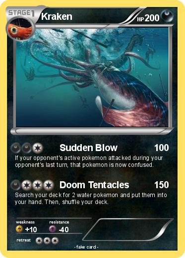 Pokémon Kraken 403 403 - Sudden Blow - My Pokemon Card