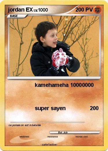 Pokémon jordan EX 4 4 - kamehameha 10000000 - Ma carte Pokémon