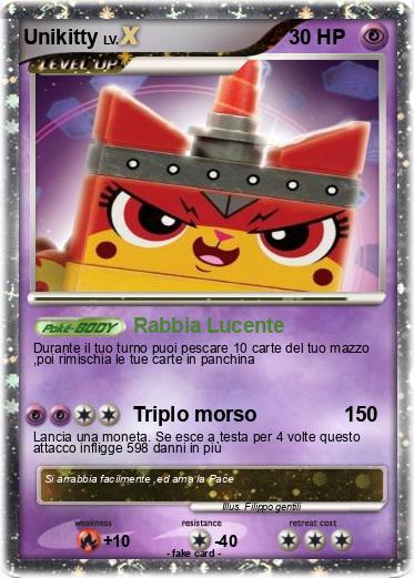 Pokémon Unikitty 143 143 - Rabbia Lucente - My Pokemon Card