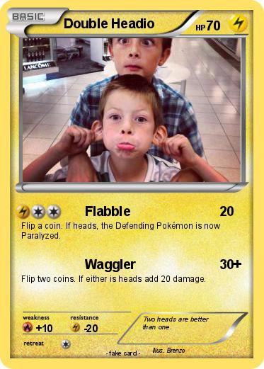 Pokémon Double Headio - Flabble - My Pokemon Card