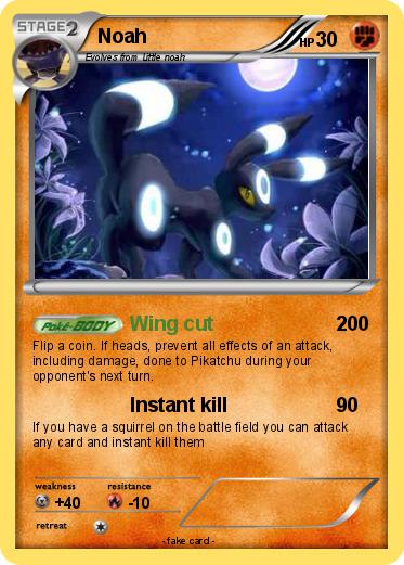 Pokémon Noah 495 495 - Wing cut - My Pokemon Card