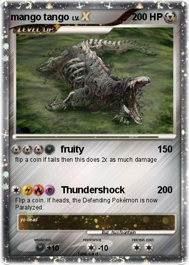 Pokémon mango tango 1 1 - fruity - My Pokemon Card