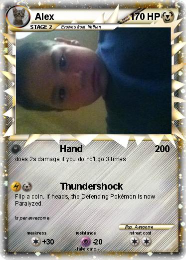 Pokémon Alex 2106 2106 - Hand - My Pokemon Card