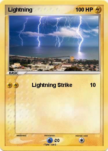 Pokémon Lightning 1097 1097 - Lightning Strike - My Pokemon Card