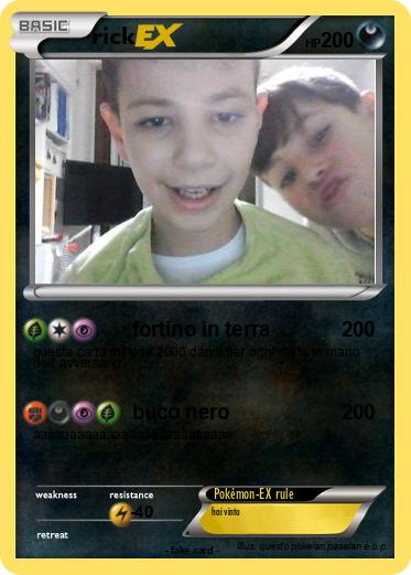 Pokémon rick 1852 1852 - fortino in terra - My Pokemon Card