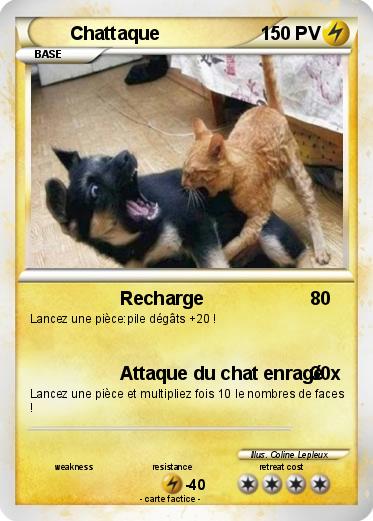 Pokémon Chattaque 1 1 - Recharge - Ma carte Pokémon