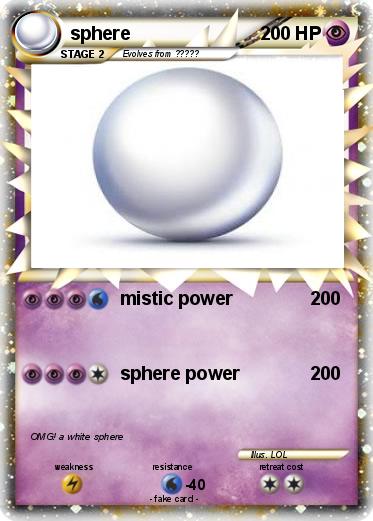 Pokémon sphere 9 9 - mistic power - My Pokemon Card