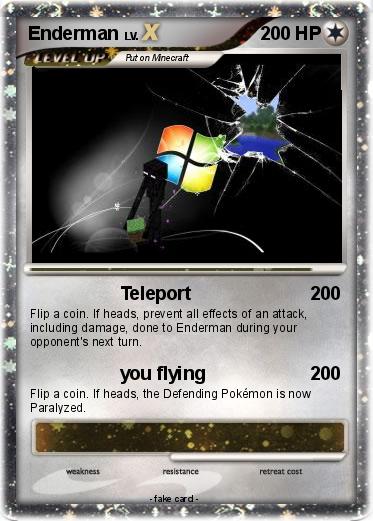Pokémon Enderman 585 585 - Teleport - My Pokemon Card