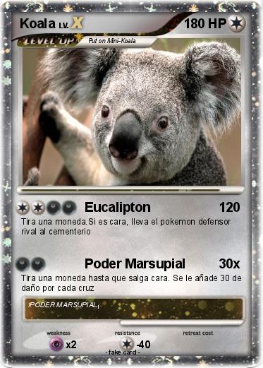 Pokémon Koala 1399 1399 - Eucalipton - My Pokemon Card