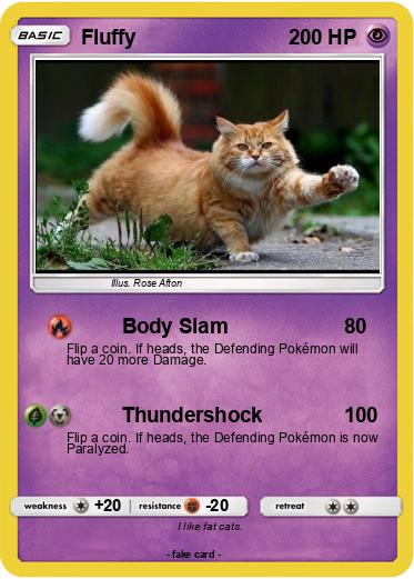 Pokémon Fluffy 878 878 - Body Slam - My Pokemon Card