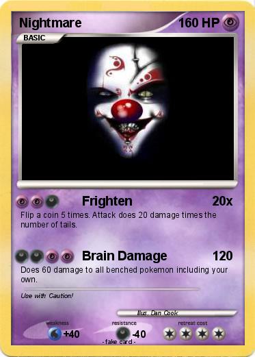Pokémon Nightmare 350 350 - Frighten - My Pokemon Card