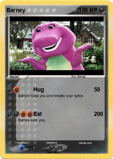 Pokémon Barney 1088 1088 - Hug - My Pokemon Card
